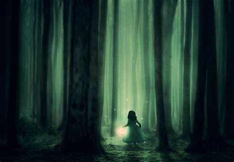 Forest Girl Trees Free Photo On Pixabay