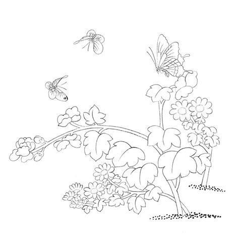 작품의 골격 초본 월간민화 3학년 미술 민화 호랑이 그림