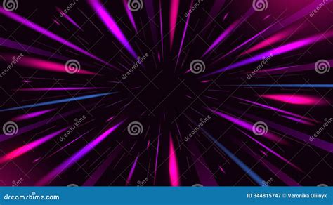 Hyperspace Background Vibrant Star Warp Hyper Jump Or Light Speed