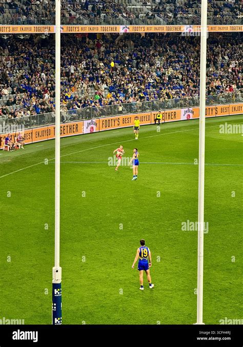 Afl Game West Coast Eagles And Sydney Swans At Optus Stadium Perth