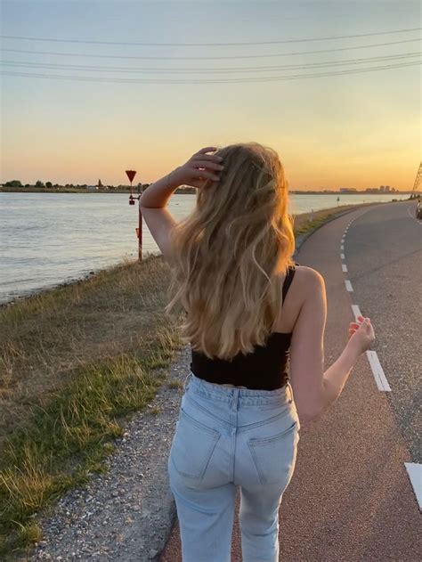 Sunset Blonde Vibesss ️‍🔥☀️☀️ Kunst Inspiratie