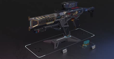 ArtStation - R95 pulse rifle