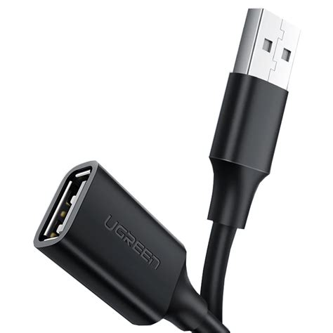 Ugreen Usb 20 A Male To A Female Extension Cable 1m Black Linkserve