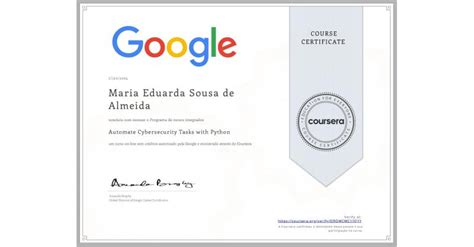 Concluí O Curso Automate Cybersecurity Tasks With Python Pela