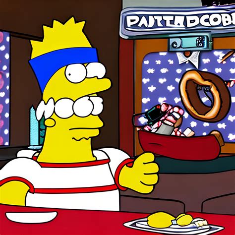 Patriot Homer Eats Ouroborous Doughnut 1 By Jade14905356 On Deviantart