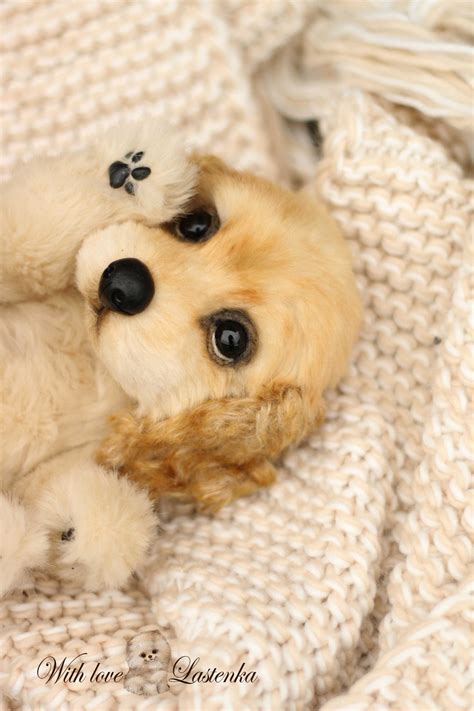 Cocker Spaniel Dog Daisy Ooak Collectible Teddy Dog Handmade Etsy