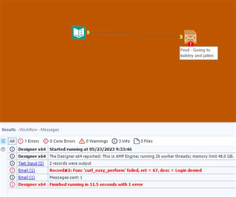 Solved Email Tool Login Denied Error Alteryx Community