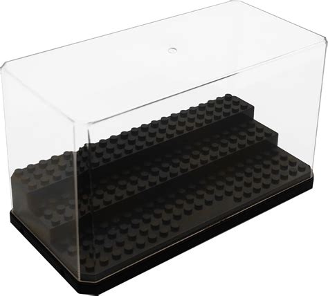 Acrylic Minifigure Display Case Stackable Action Figures Blocks Display Box Clear Dustproof