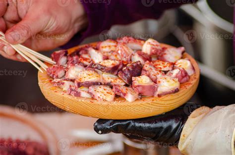 Pulpo A Feira Typical Galician Recipe For Cooking Octopus 49680211