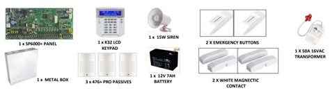 Paradox Sp6000 With K32lcd Keypad 8 Zone Homesecurity1st