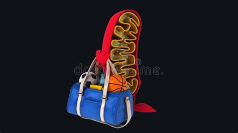 Fun 3d Cartoon Mitochondria Stock Footage Video Of Cartoon Cell