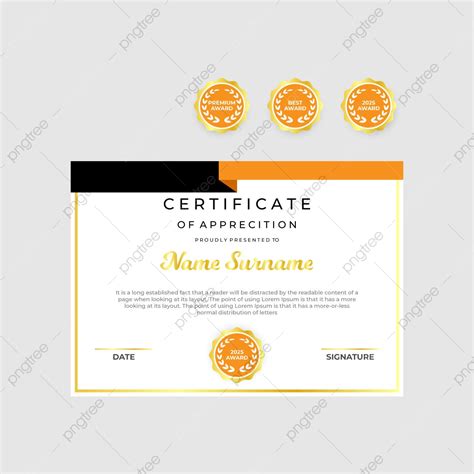 Colorful Diploma Certificate Template Design Template Download On Pngtree