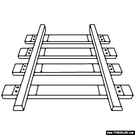 Train Tracks Coloring Pages 39 Train Coloring Pages Free Pdf