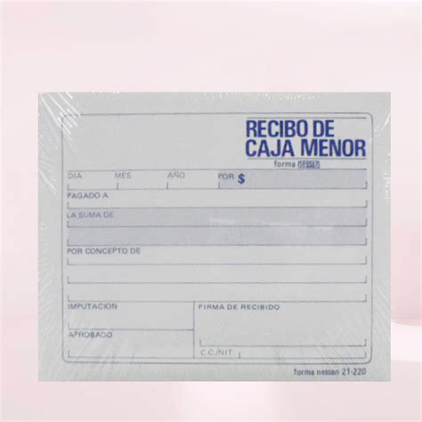Como Llenar Un Recibo De Caja