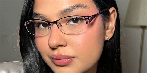 Jaycee Rectangle Purple Glasses For Women Lensmart