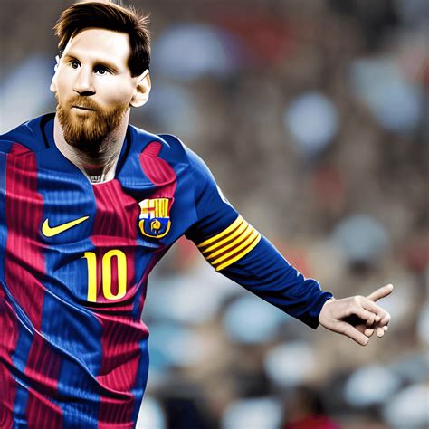 Lionel Messi Futuristic Robot Graphic · Creative Fabrica