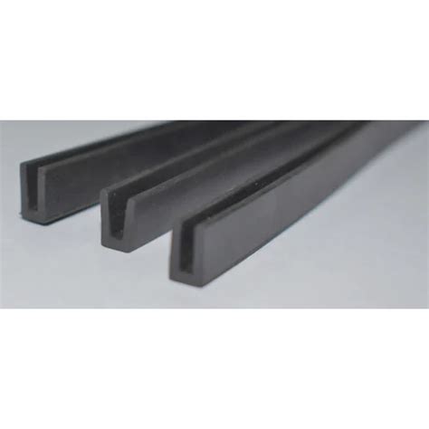 Black Rubber U Section At Best Price In Ahmedabad Polyerubb Industries