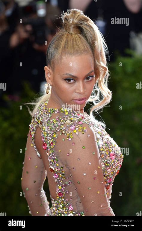 Beyonce Knowles Attending The Metropolitan Museum Of Art Met Gala In