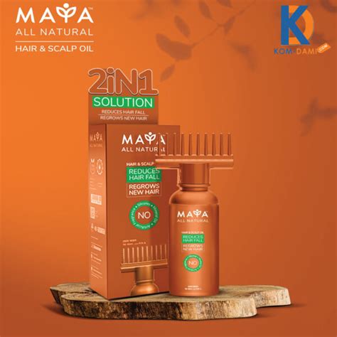 Maya All Natural Scalp And Hair Oil 100ml Kom Dami Com