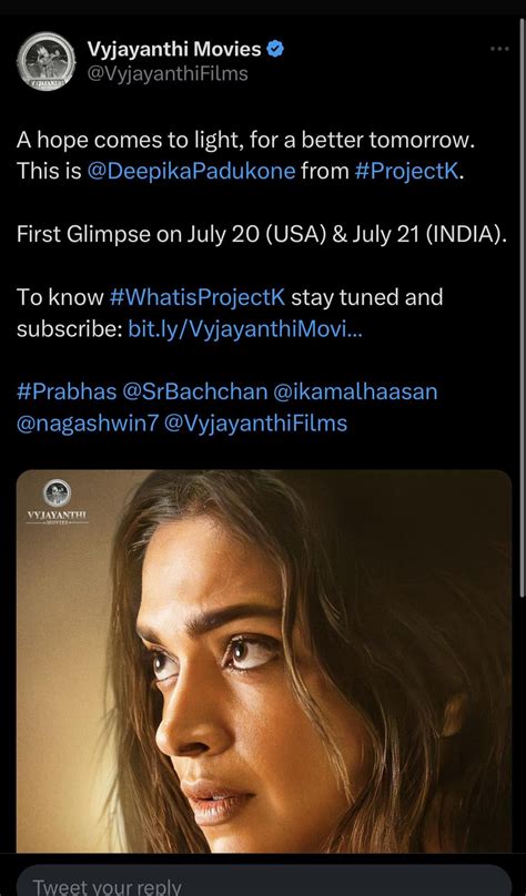 Deepika First Look Project K R Bollyblindsngossip