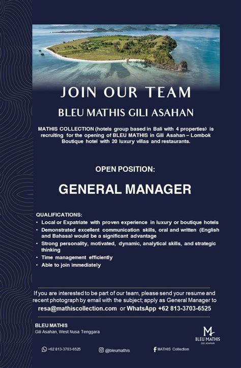 Bleu Mathis Gili Asahan