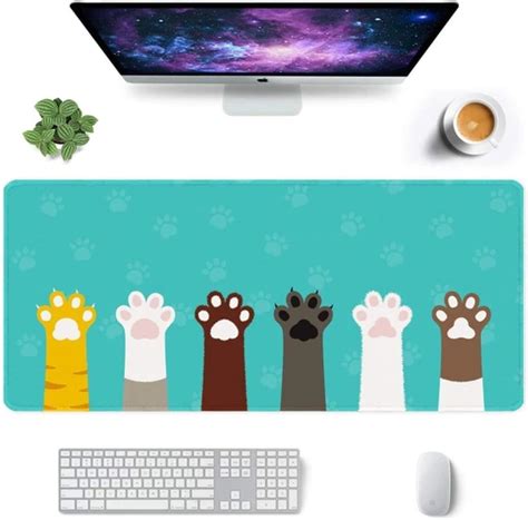 خرید و قیمت موس پد بزرگ، پد موس گیمینگ کامل Xxl Xxl 35 اینچ X 15 اینچ، تشک رومیزی ضد آب با لبه