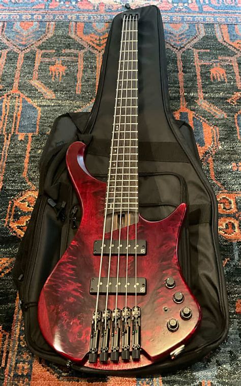 Mint Ibanez Ehb Ergonomic Headless 5 String Bass Guitar Reverb
