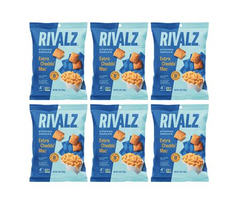 Stuffed Protein Snacks By Rivalz Snacks Extra Chedda Mac