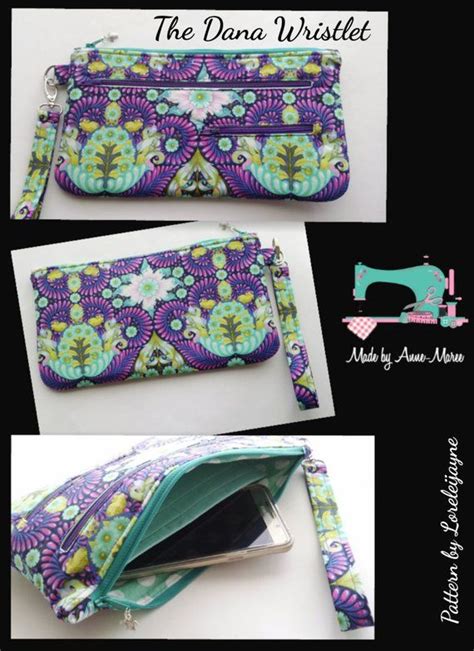 The Dana Bag And Wristlet Pdf Sewing Pattern Pouch Sewing Pattern