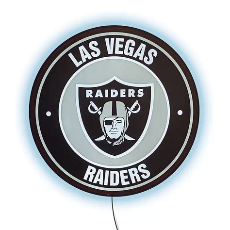 Las Vegas Raiders Led Wall Decor