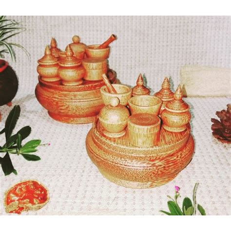 Beautiful Classical Handmade Coconut Wood Chian Mak Set Warm Color Shopee Philippines