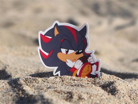 Shadow Sticker Ready And Caffeinated Etsy