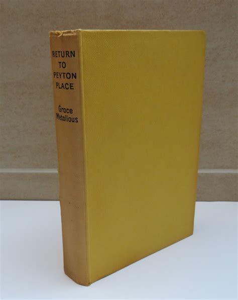 Return To Peyton Place By Grace Metalious 1960 Jwb Books