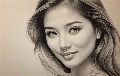 Wallpaper Girls Portrait Neural Network For Mobile And Desktop Section ии арт Resolution