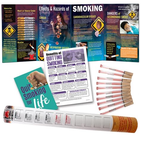 Educational Smoking Cessation Kit Health Edco