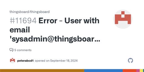 Error User With Email Sysadmin Already Present In Database · Issue 11694