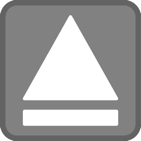 Eject Symbol Vector Icon 19983886 Vector Art At Vecteezy