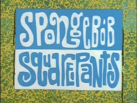Spongebobs Main Title Song All Backward Youtube