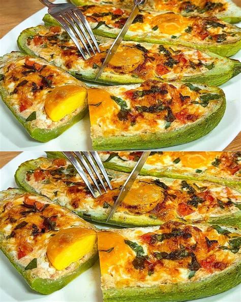 Baked Stuffed Zucchini A Healthy And Delicious Recipe That Everyone Will Love Made By Emily