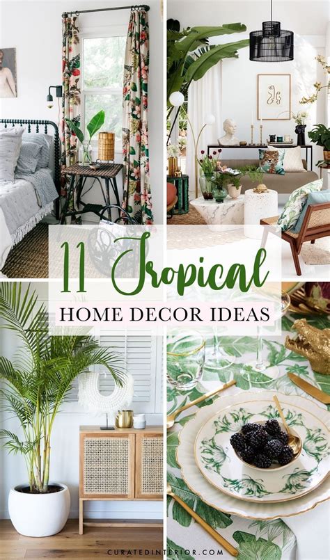 11 Tropical Home Decor Ideas For A Breezy Coastal Vibe Tropical Home