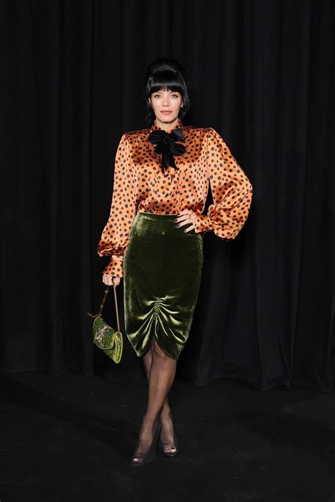 Lily Allen At Valentino Haute Couture Week Spring Summer 2026 Show At