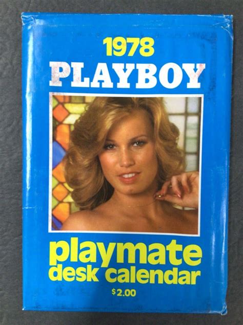 1978 Playboy Playmate Pinup Desk Calendar Complete Same Days As 2023