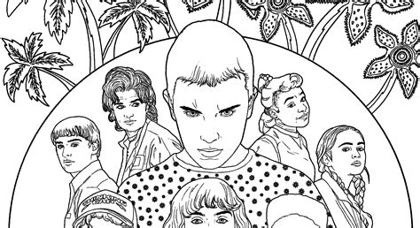 Stranger Things Color Pages Jenny Printable