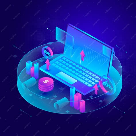 Premium Vector Realistic Data Analysis Concept Illustration