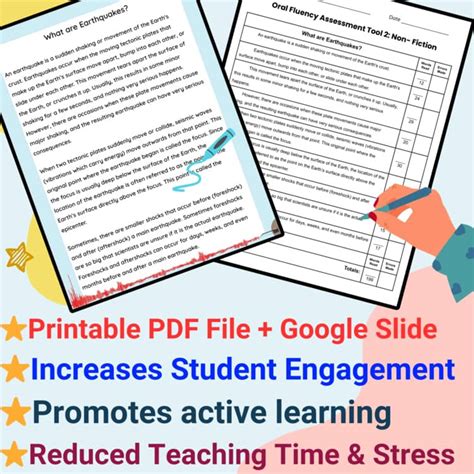 Fluency Assessment Tool To Gauge Oral Reading Fluency Speed Accuracy