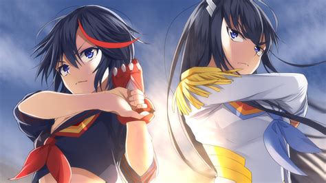 Kill La Kill Hd Wallpaper Satsuki Kiryūin And Ryūko Matoi Showdown