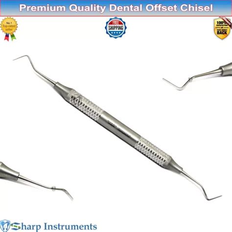 Dental Offset Chisel Enamel Gingival Margins Hatchet Chisels Surgical Instrument 16 78