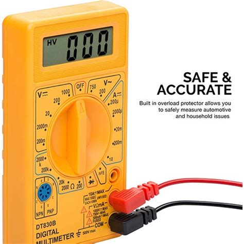 Digital Multimeter With Buzzersquare Wave Output Tester Idolk