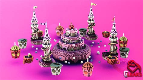 Maps And Schematics Candycastle Bedwars Map 4x4 Gleakspro