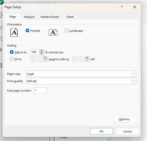 Closedxml Excel Printing Settings